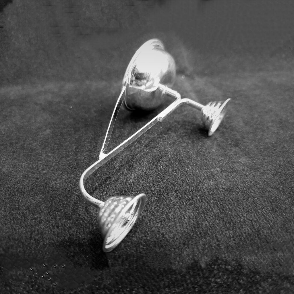 Gitanjali Silver Plain Harathi Stand SPH004 - Gitanjali Jewellers